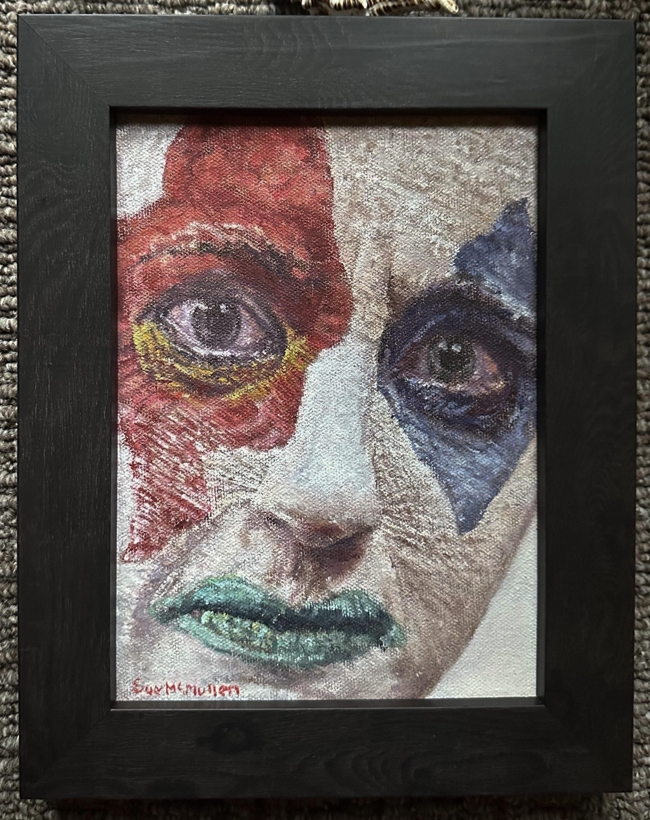 MIME Artist/mirror/symbol/icon Painting/fine Art/oil Painting/framed ...