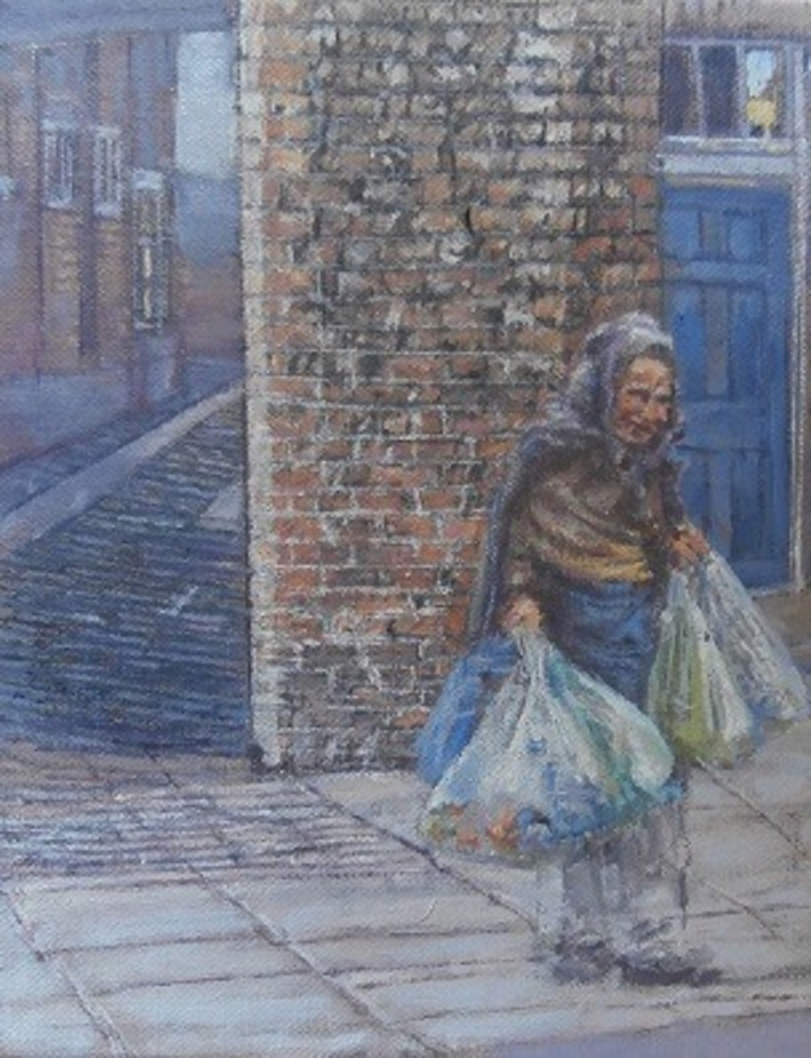 HOMELESS Painting/oil Painting/wall Decor/original Art/ - Etsy UK