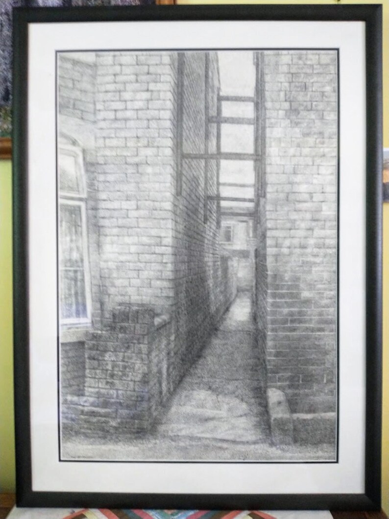 SUPPORTING EACH Other/pencil Pen Ink/drawing/draughtsmanship/fine Art ...