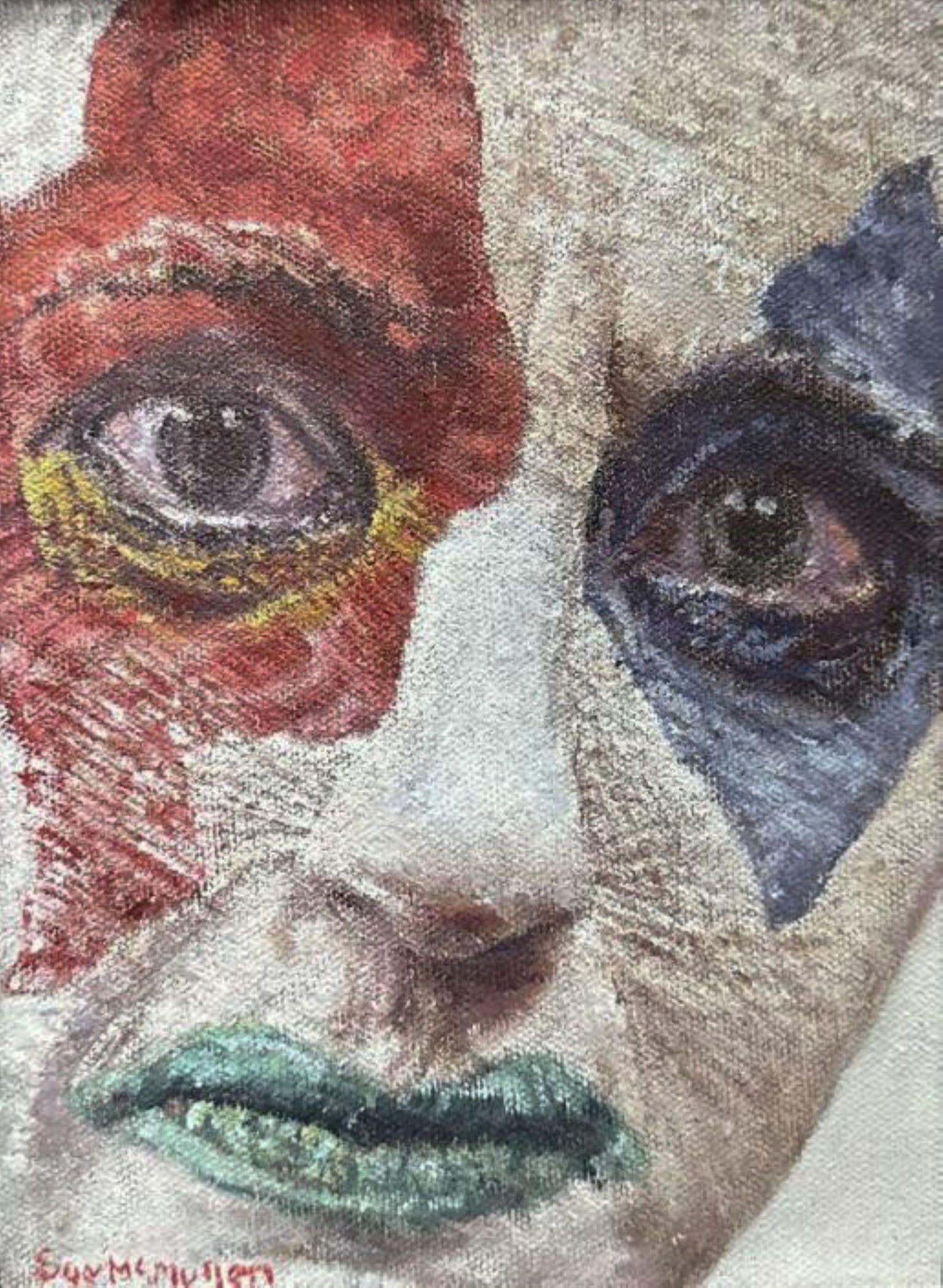 MIME Artist/mirror/symbol/icon Painting/fine Art/oil Painting/framed ...