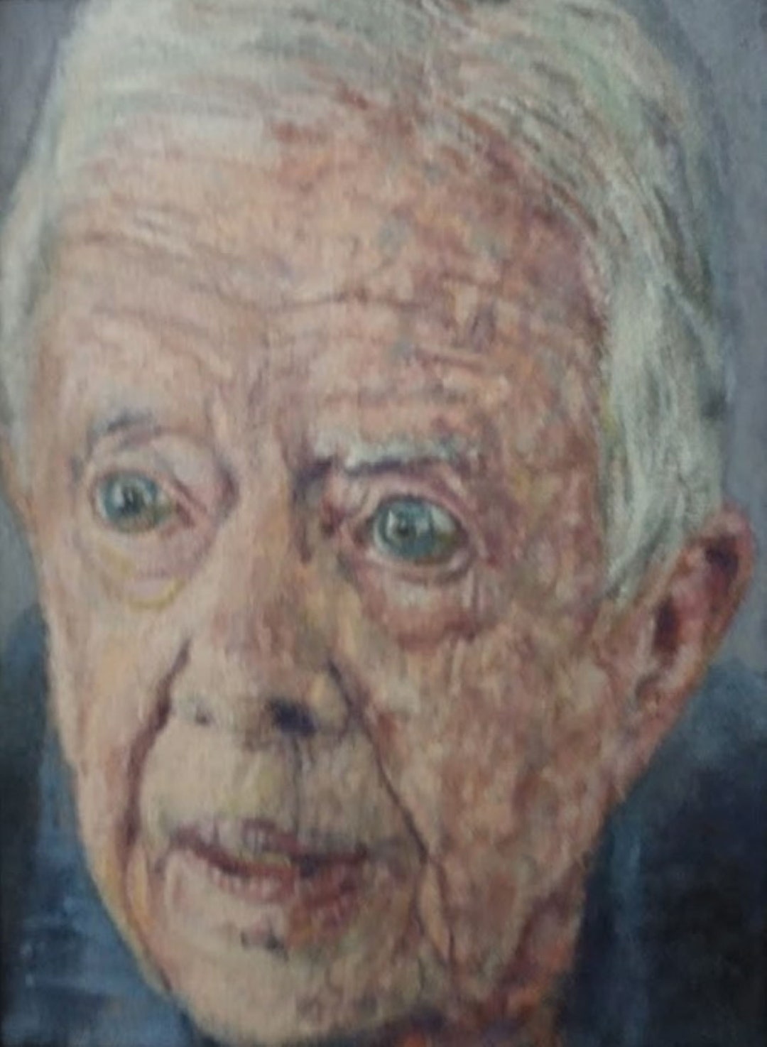 PRESIDENT'S OIL Painting/jimmy Carter/portrait,original,unique,gift ...