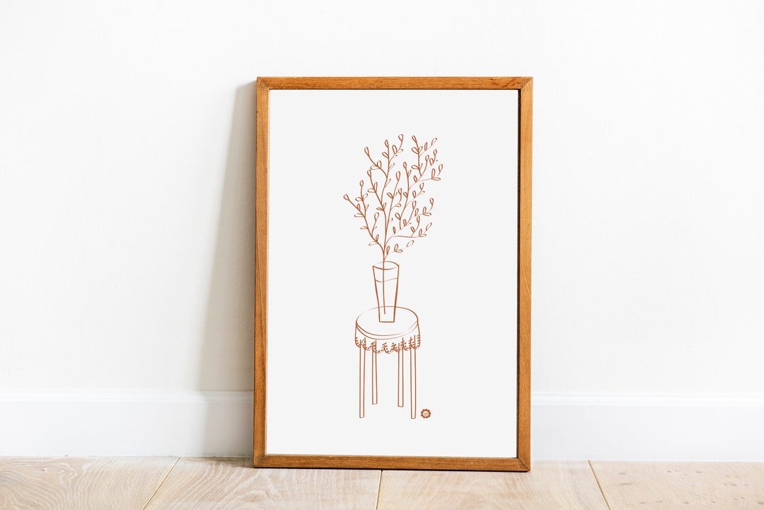 Flower Vase, Digital Download, Digital Print, Printable - Etsy