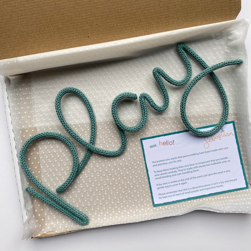 Wire Words Wall Decor - Etsy