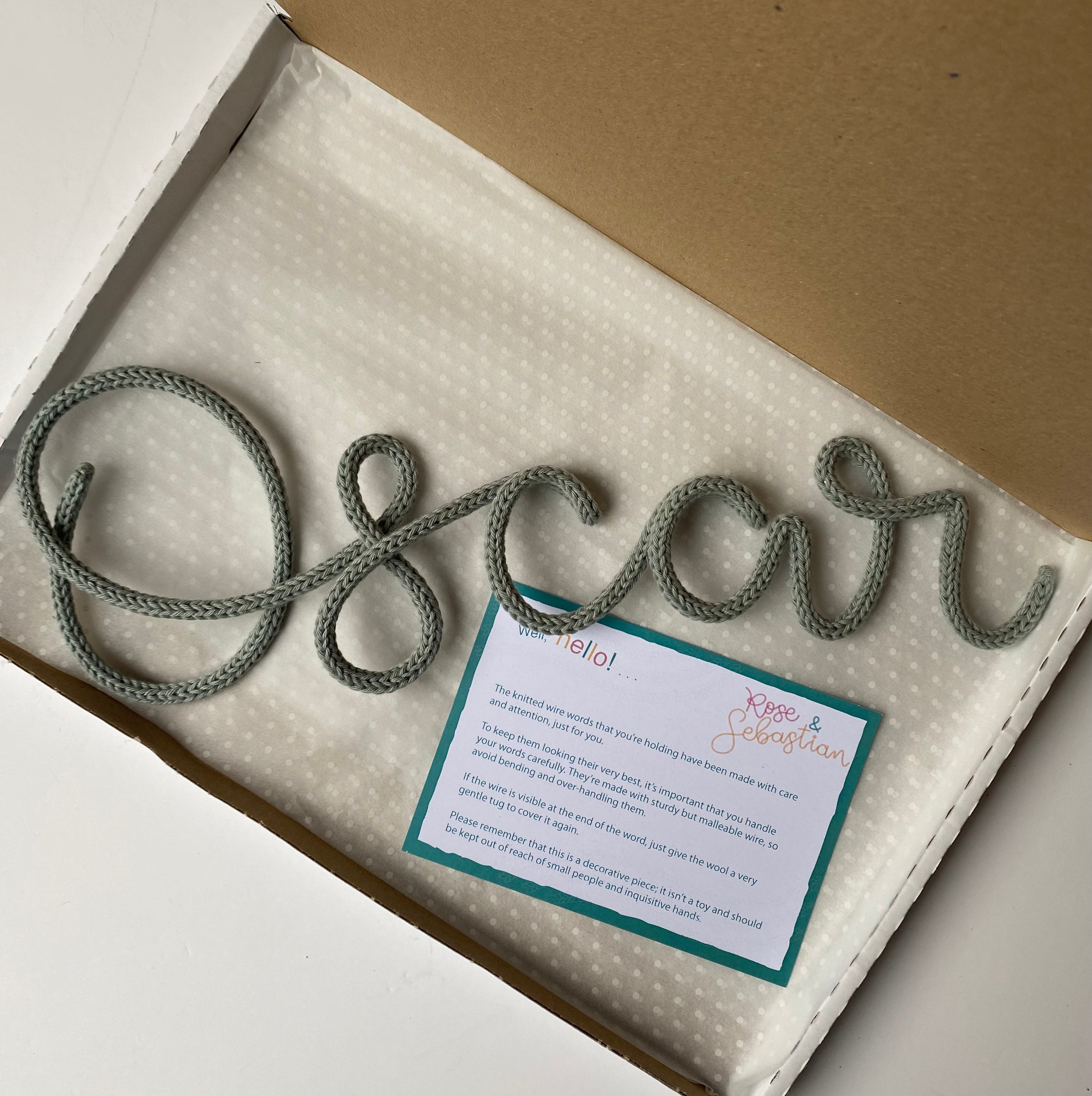 Custom Knitted Wire Words Knitted Name Sign Knitted Words - Etsy UK