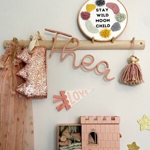 Custom Knitted Wire Words | Knitted Name Sign | Knitted Words | Name ...