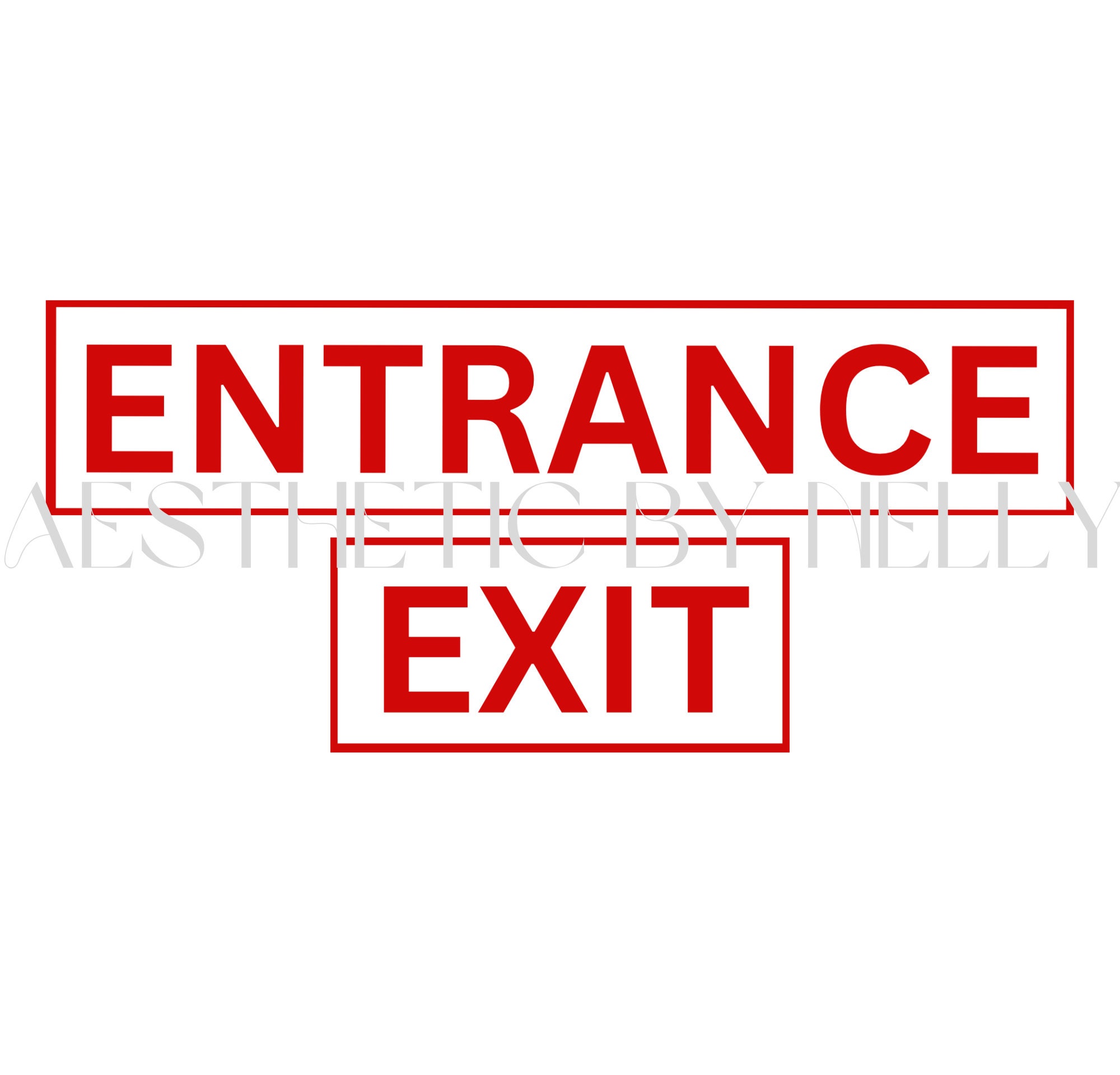 Costco Entrance & Exit Sign | Instant Digital Download | Costco ...