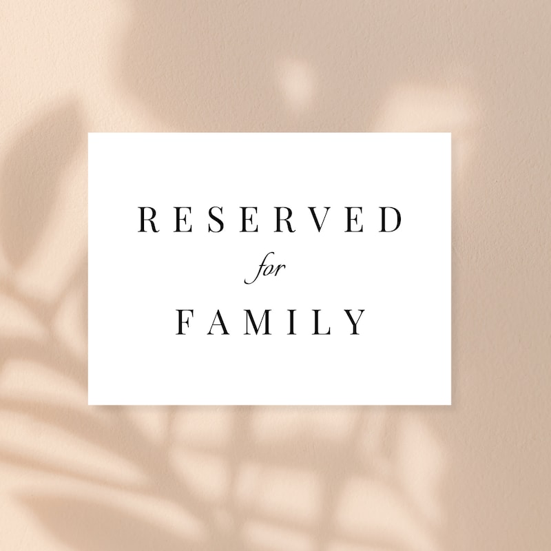 Reserved Sign - Etsy