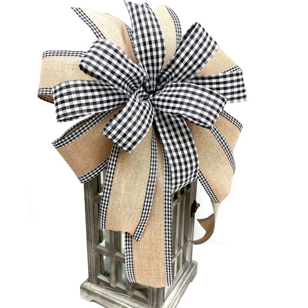 Large Burlap Bow - Etsy