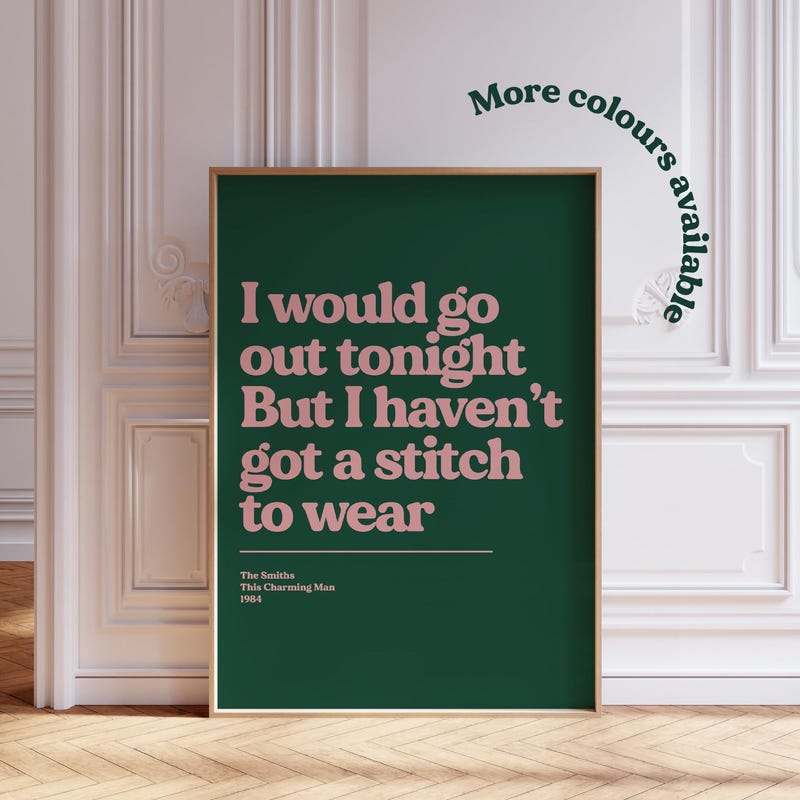 Poster Lyrics Pink - Etsy UK