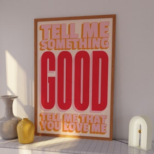 Tell Me Something Good Print | Ewan Mcvicar | Wall Art | A5 A4 A3 ...