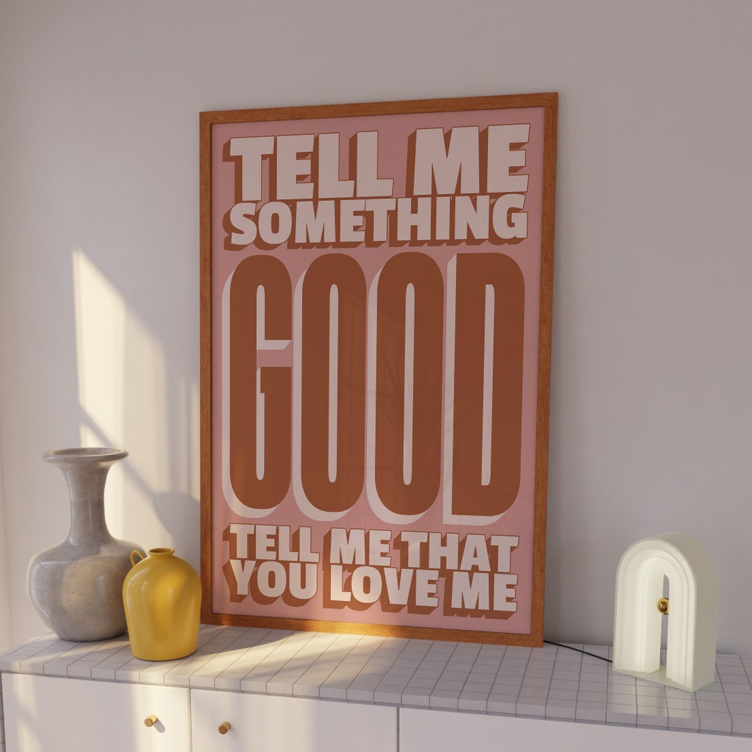 Tell Me Something Good Print | Ewan Mcvicar | Wall Art | A5 A4 A3 ...