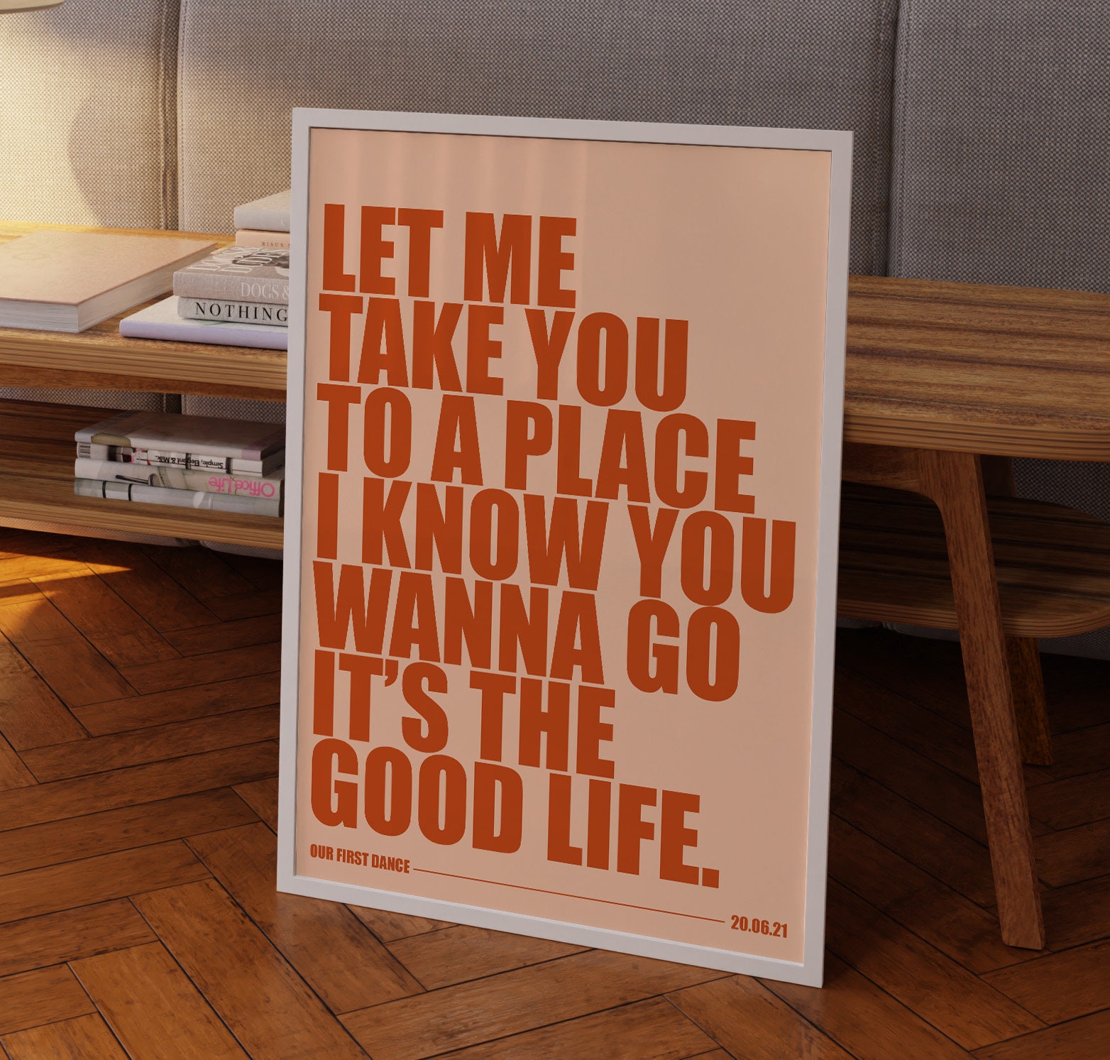 Personalised Song Lyric Print Music Poster Wall Art A5 - Etsy UK