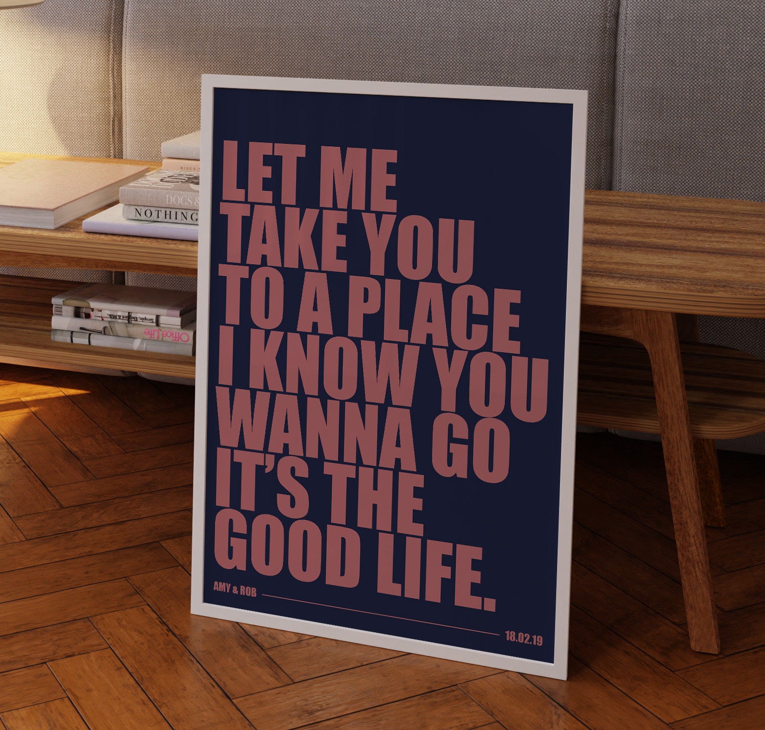 Personalised Song Lyric Print Music Poster Wall Art A5 - Etsy UK