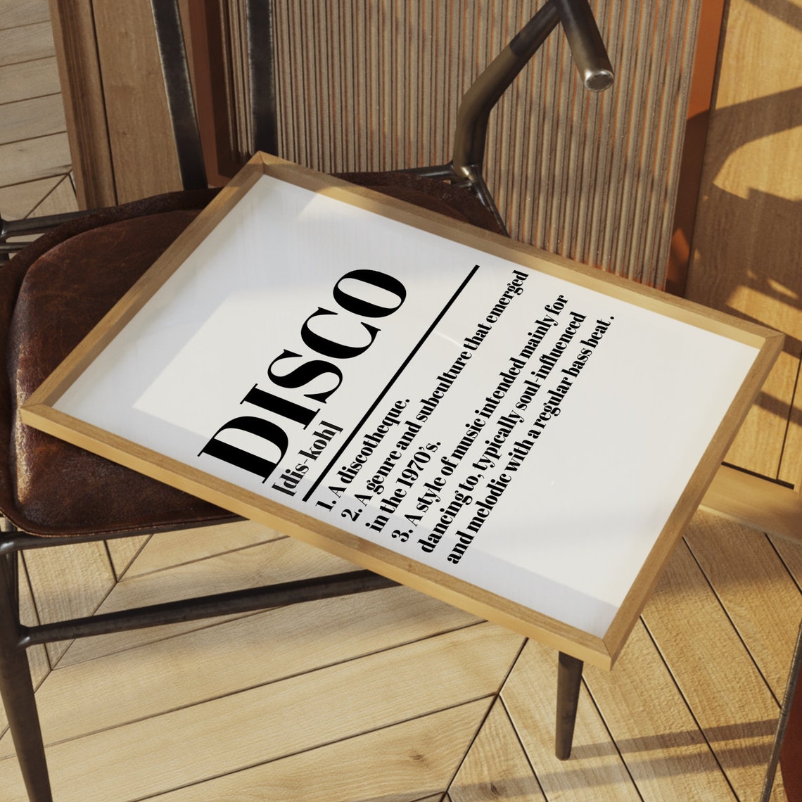 Disco Definition Print | Music Poster | Wall Art | A5 A4 A3 ...