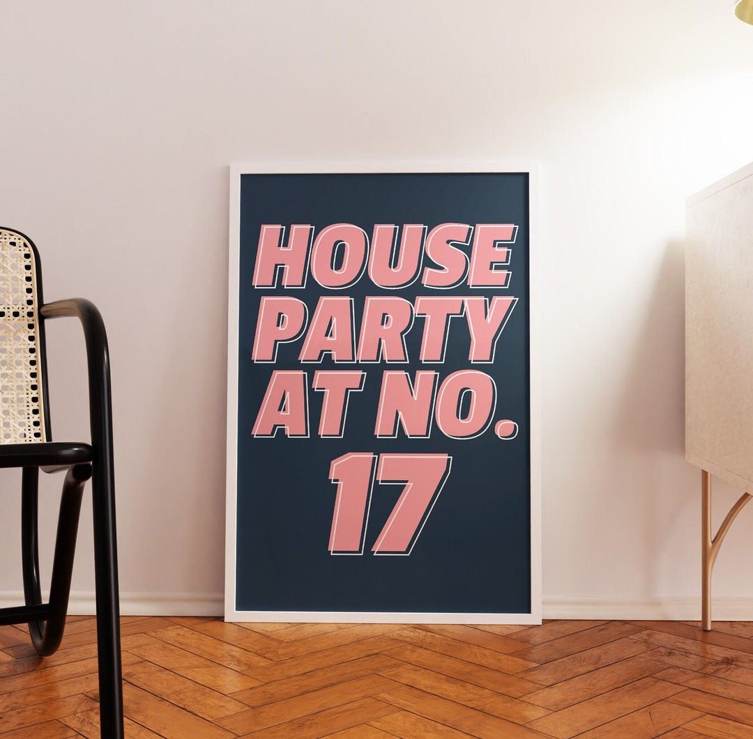 Personalised House Number Print | Custom Print | New Home | Wall Decor ...