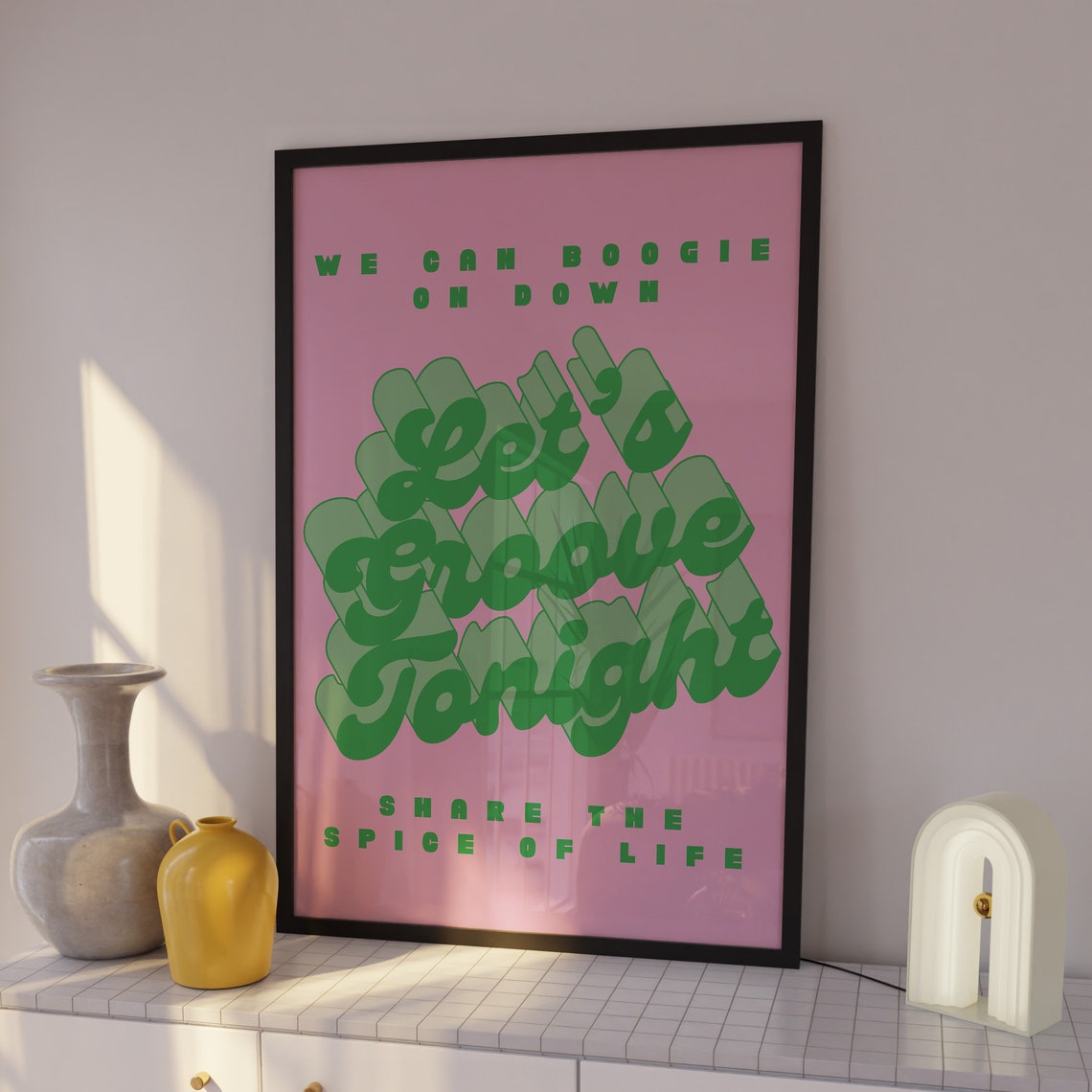 Let's Groove Tonight Print Music Poster Wall Art A5 - Etsy