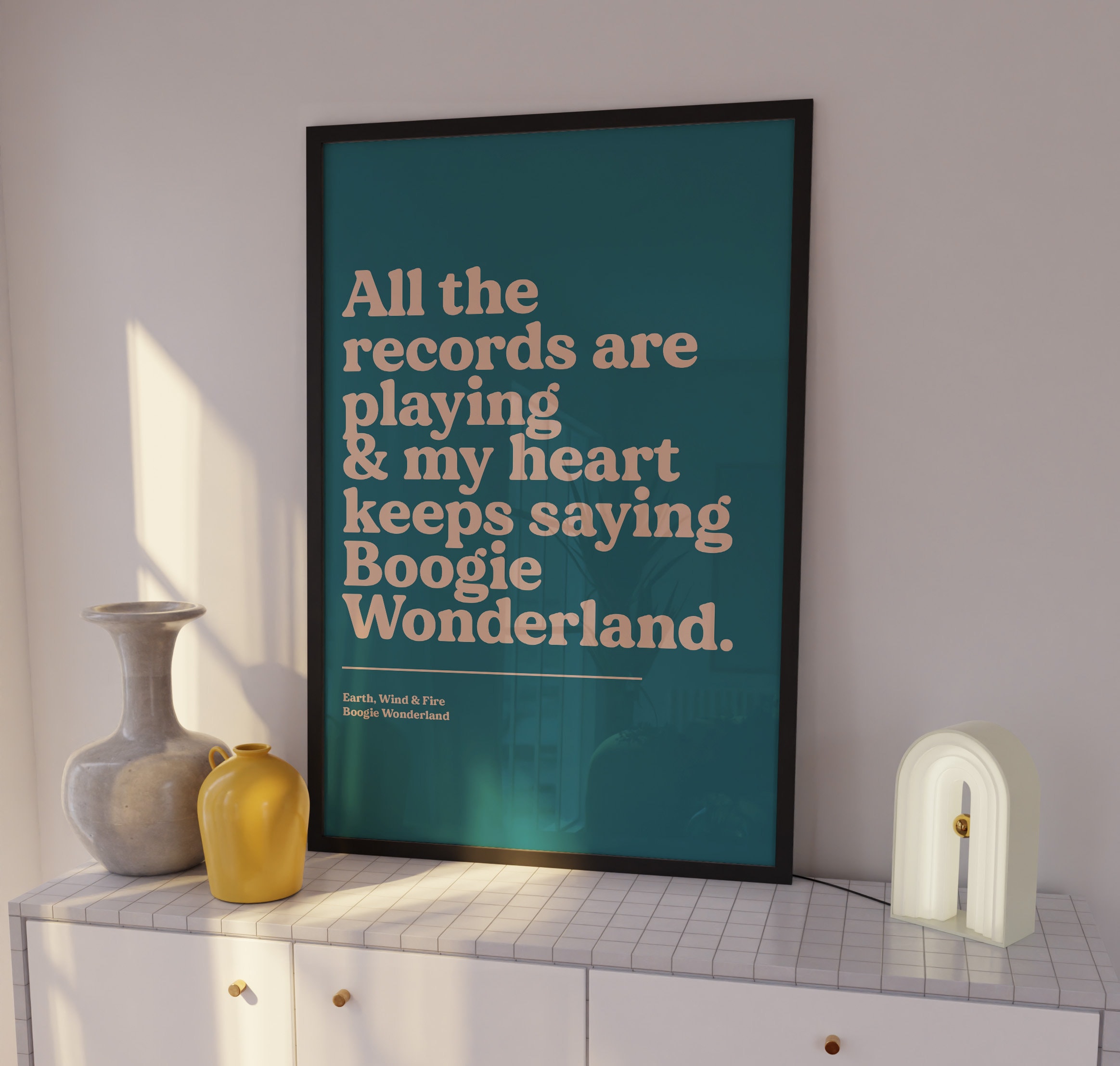Custom Song Lyric Print Music Poster Wall Art A5 A4 A3 - Etsy