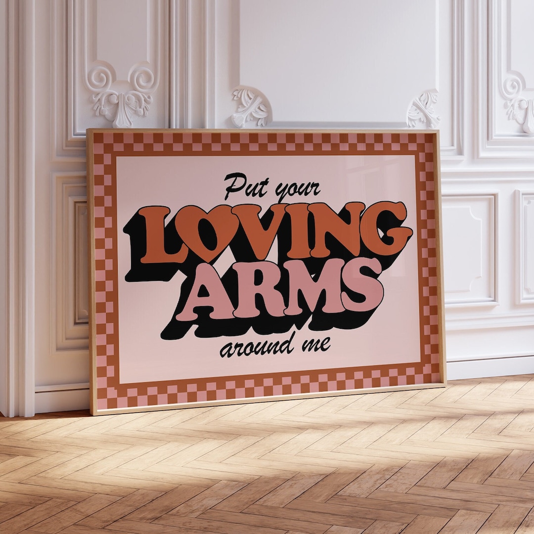 Put Your Loving Arms Around Me Fred Again Music Poster Wall Art ...