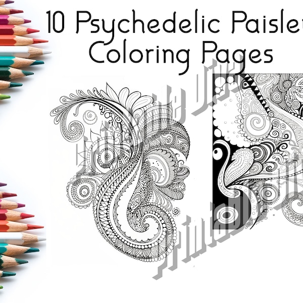 Intricate Coloring - Etsy