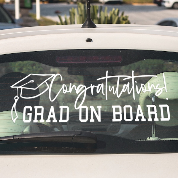 Graduation Car Decal - Etsy