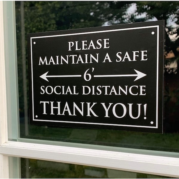 Distance Sign - Etsy