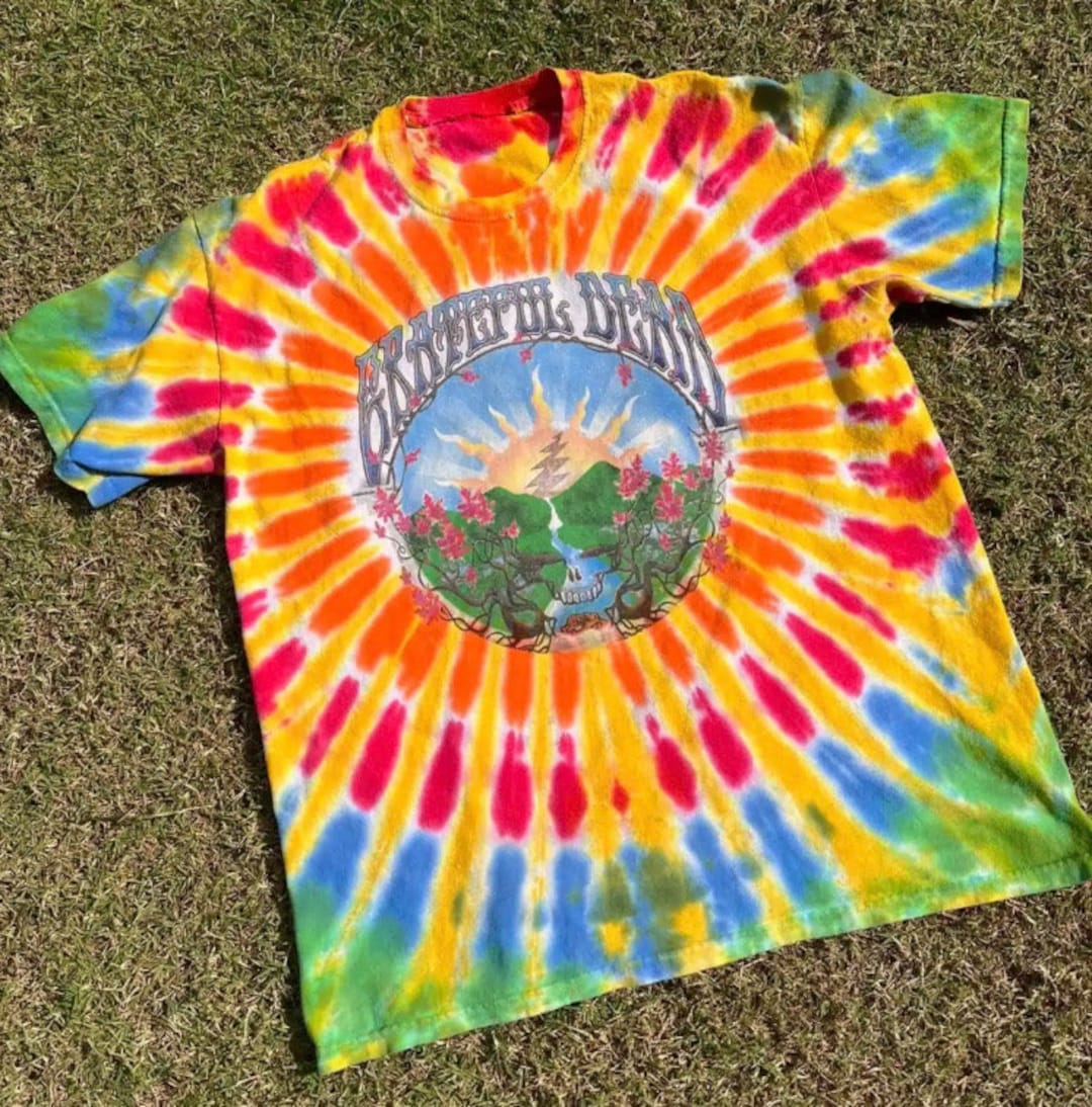 Grateful Dead Sunrise Shirt Grateful Dead Waterfall Tie Dye Shirt Dead ...