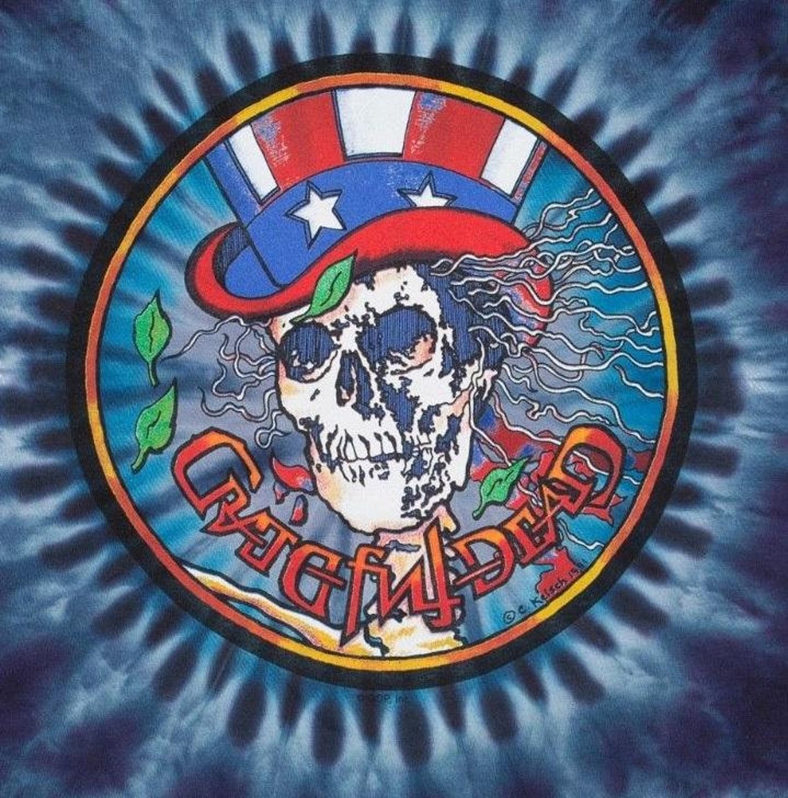 Grateful Dead Psycle Sam Tie Dye Shirt Grateful Dead Tie Dye | Etsy