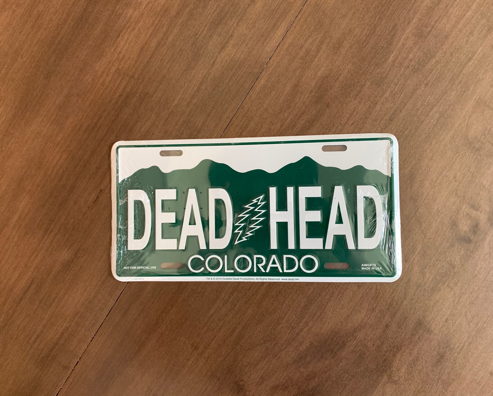 Grateful Dead Colorado Light Weight License Plate Colorado - Etsy