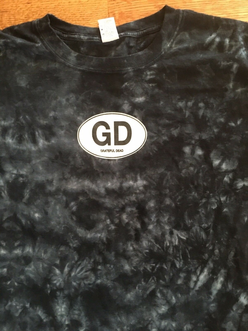 Grateful Dead GD Symbol on a Black Subtle Shirt Grateful - Etsy