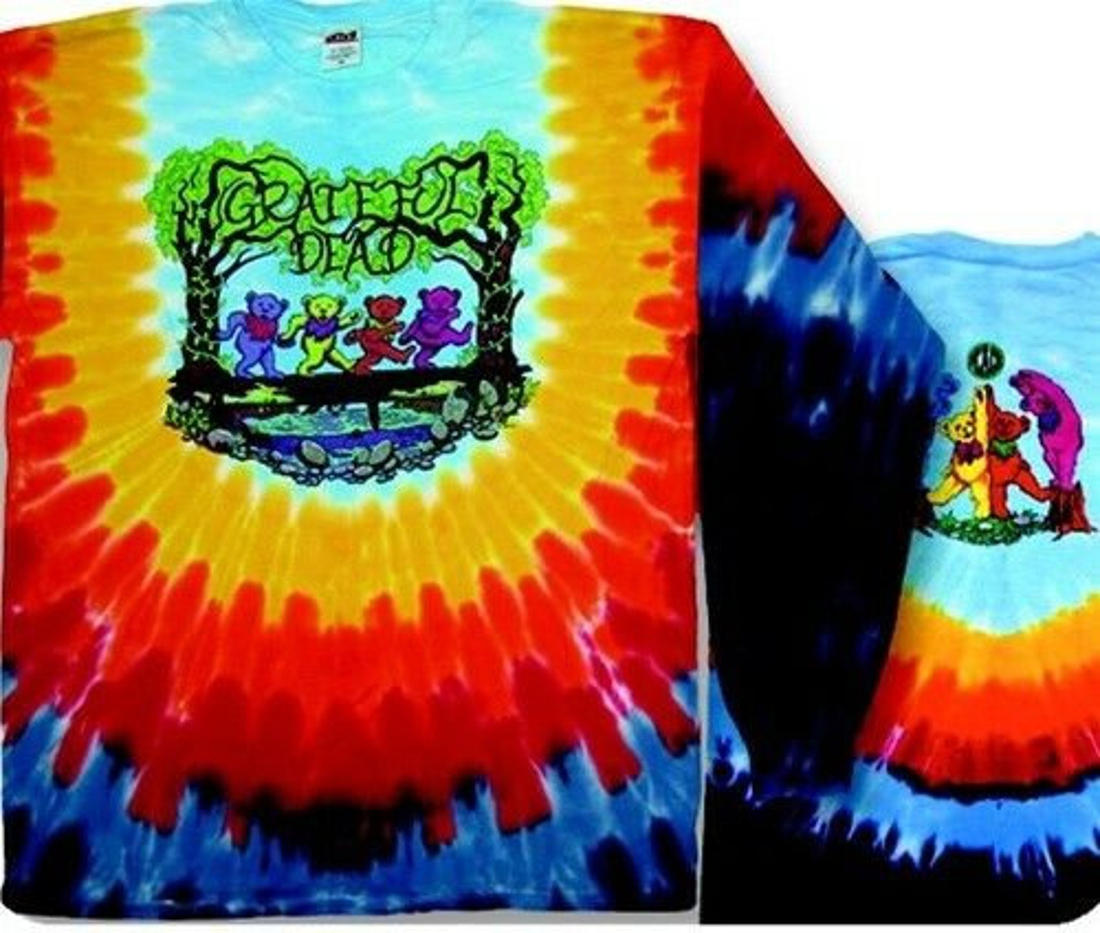 Grateful Dead Long Sleeve Dancing Bears Shirt - Dancing Bears Long ...