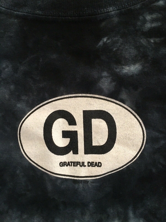 Grateful Dead GD Symbol on a Black Subtle Shirt Grateful - Etsy
