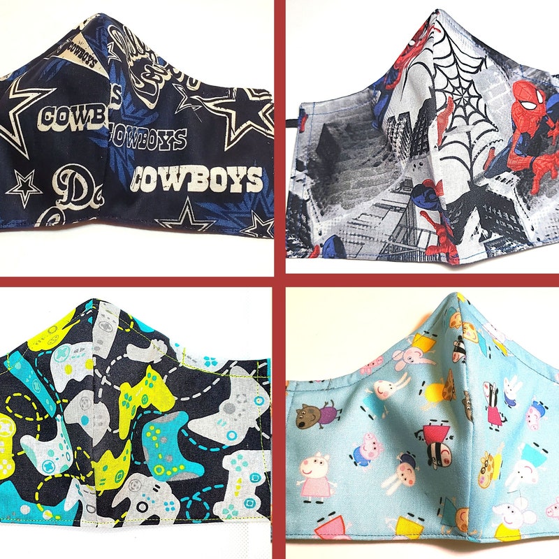 Dallas Cowboys Face Mask - Etsy