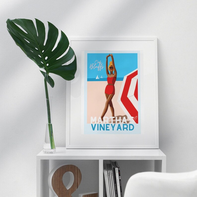 Martha's Vineyard Travel Poster Digital Download | Dorm Wall Art ...