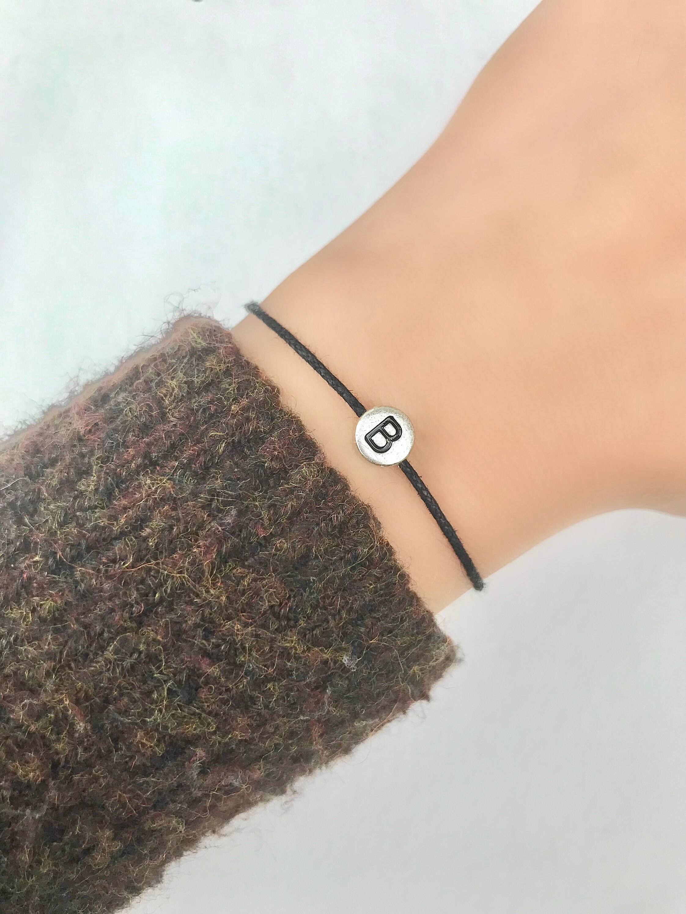 Alphabet Letter Bracelet - Etsy