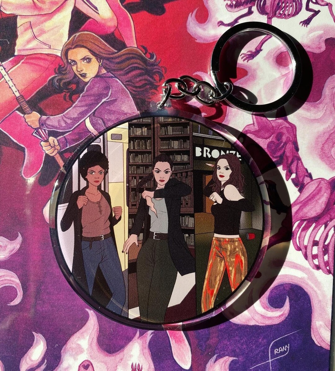 Slayers of Time V2 Keychain - Etsy