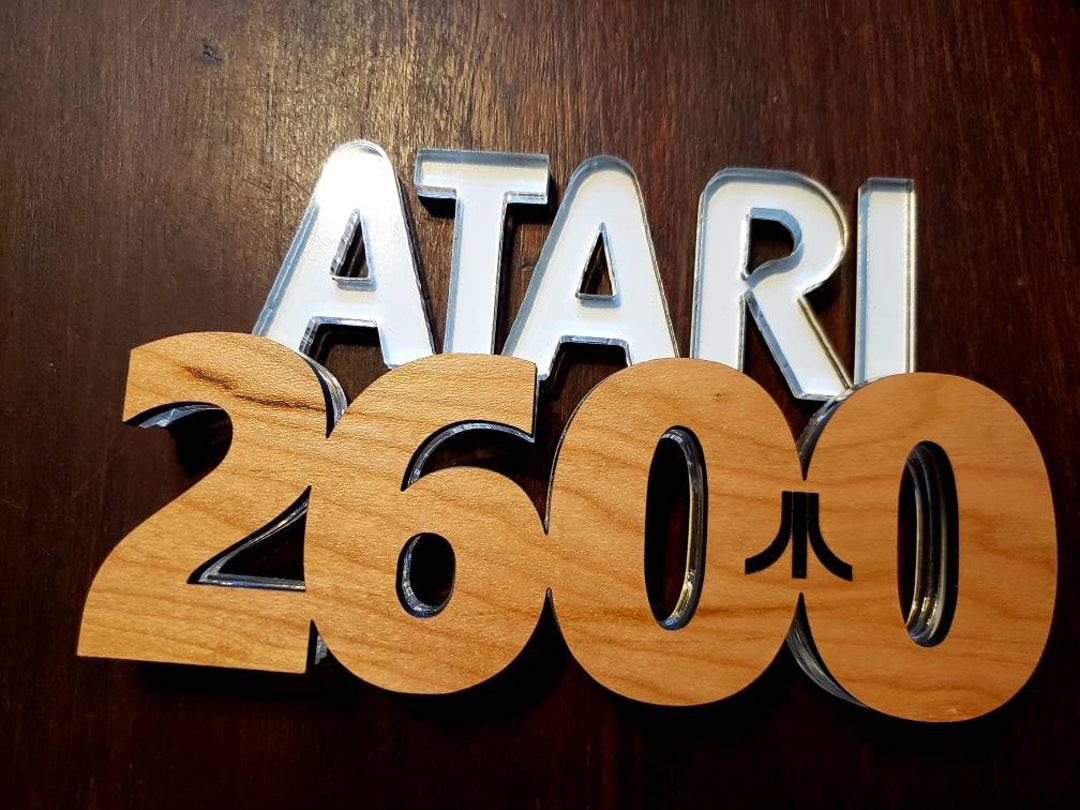 ATARI 2600 Shelf Display Made With Thick Clear Acrylic and a Cherry ...
