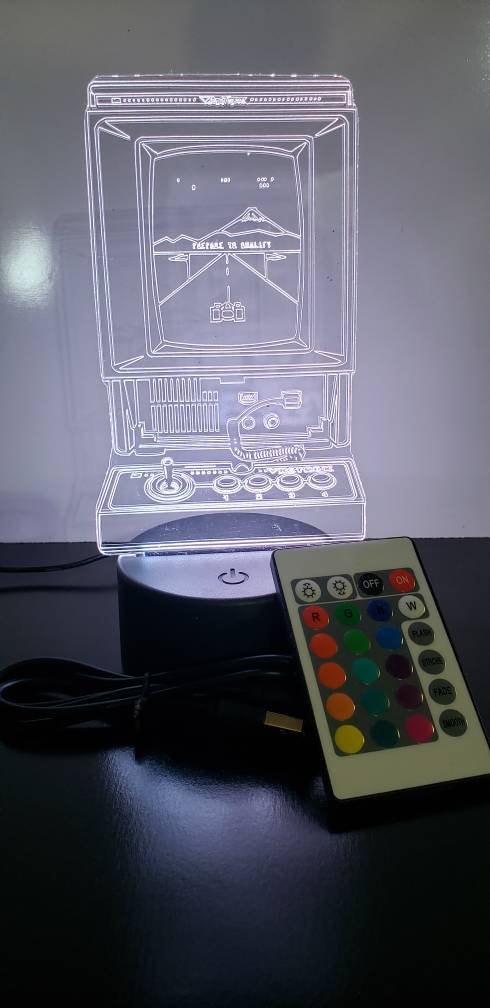 Vectrex Puck Led Light 8 Different Colors With Remote Control - Etsy