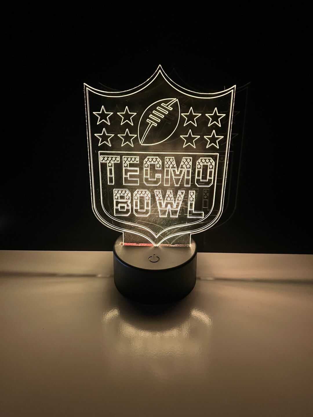 Tecmo Bowl Led Lamp (show It Off) 8 Different Colors Plus a Remote ...