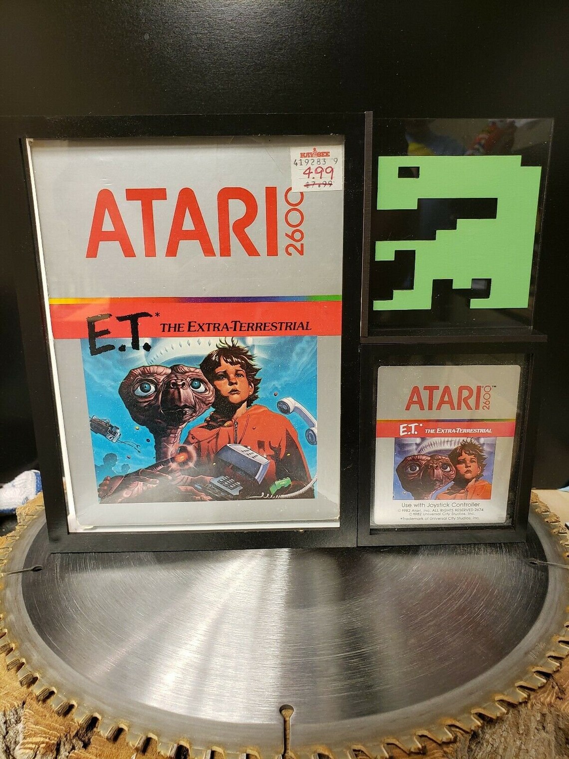 ET Atari 2600 Display for Box and Cartridge Atari show it | Etsy