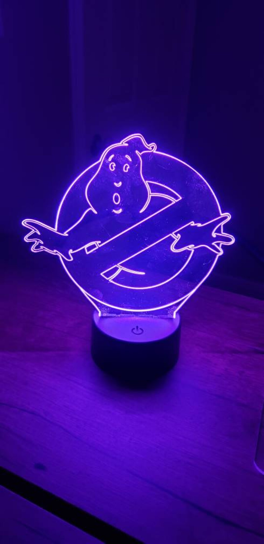 Ghostbusters Led Lamp Will Display 8 Different Colors and Has a Remote ...