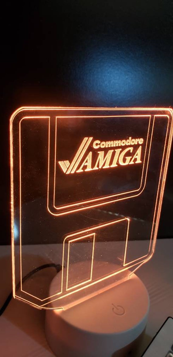 Commodore Amiga Led Lamp Show It Off 8 Different Colors - Etsy
