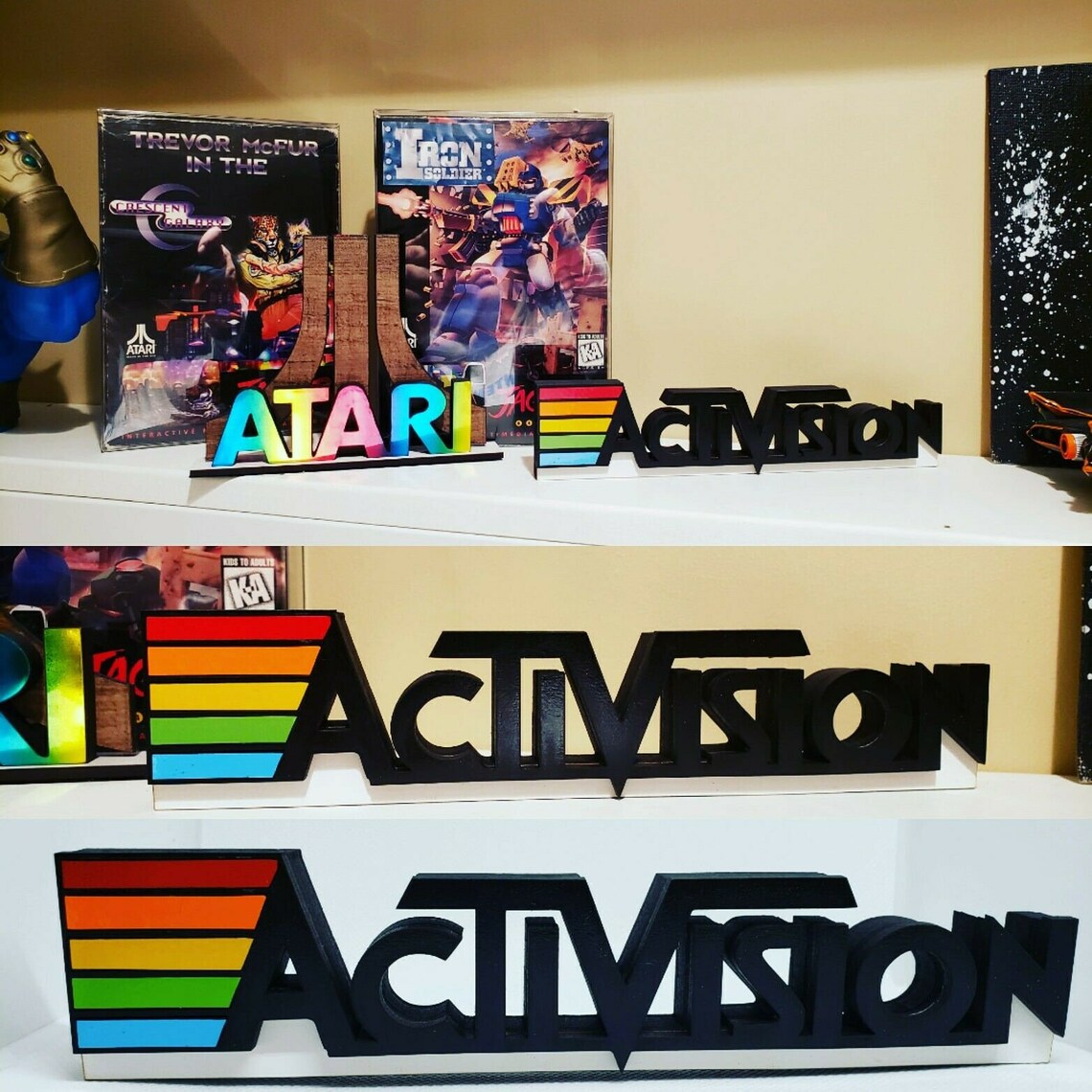 Activision Logo ataridisplay Sign Perfect for the Gameroom - Etsy