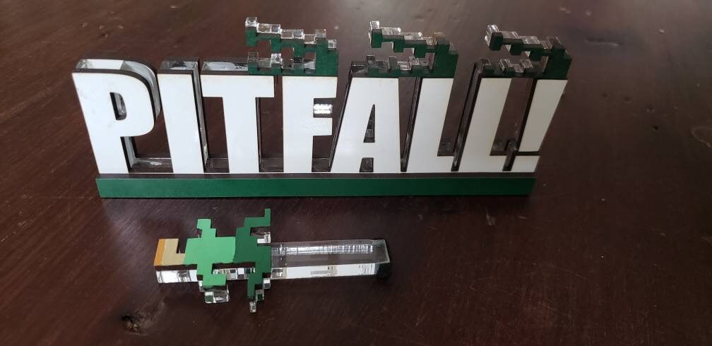 Pitfall Harry and Alligator display Atari 2600 shelf decor | Etsy