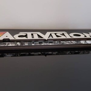 Activision White Logo Sign (show It Off) Shelf Display - Etsy