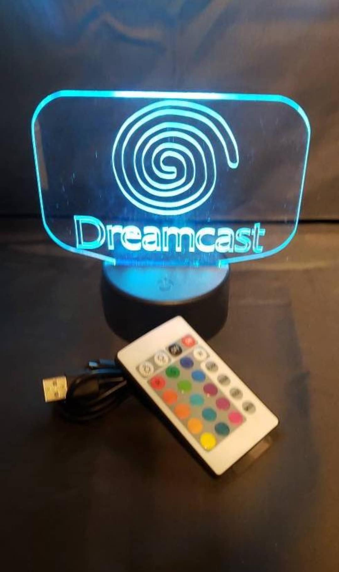 Sega Dreamcast Led Lamp It Will Display 8 Different Colors Comes With a ...
