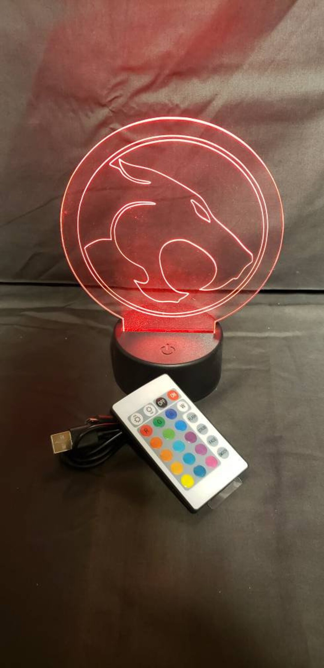 Thundercats Led Lamp It Will Display 8 Different Colors and Comes With ...