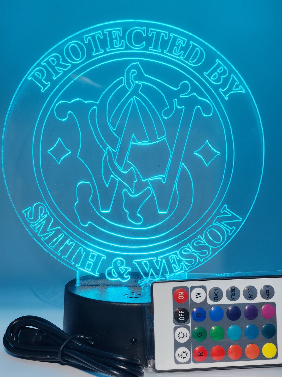 Smith and Wesson Led Lamp Will Display 8 Different Colors and Has a ...