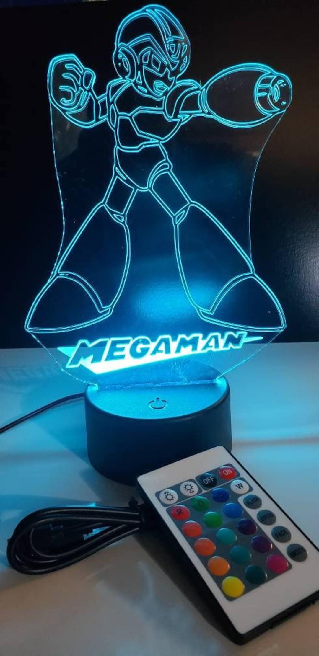 Mega Man Led Light Can Change 8 Different Colors ( Show It Off) It ...
