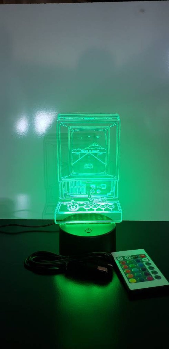 Vectrex Puck Led Light 8 Different Colors With Remote Control - Etsy