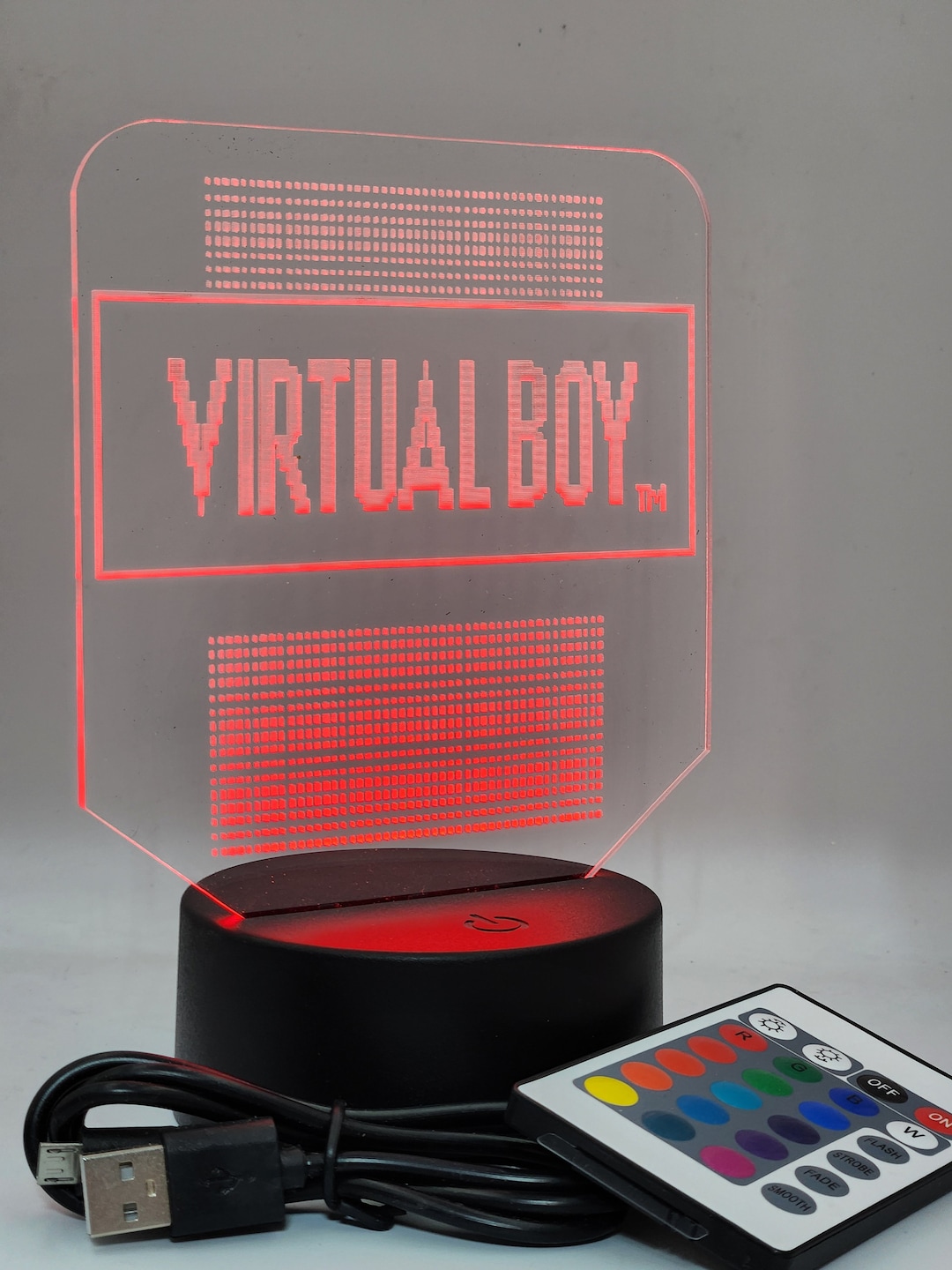 Virtual Boy Led Light Displays 8 Different Colors (show It Off) Takes 3 ...